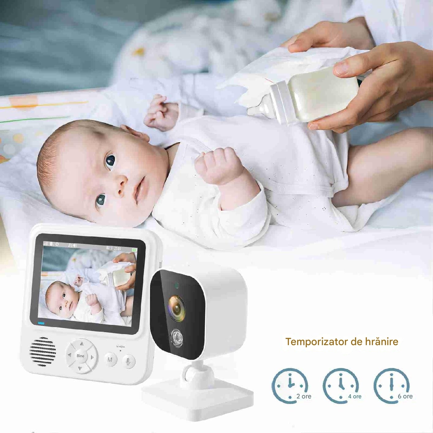 Baby Monitor Digital Wireless Audio-Video Smart BabyCam idealSTORE ...