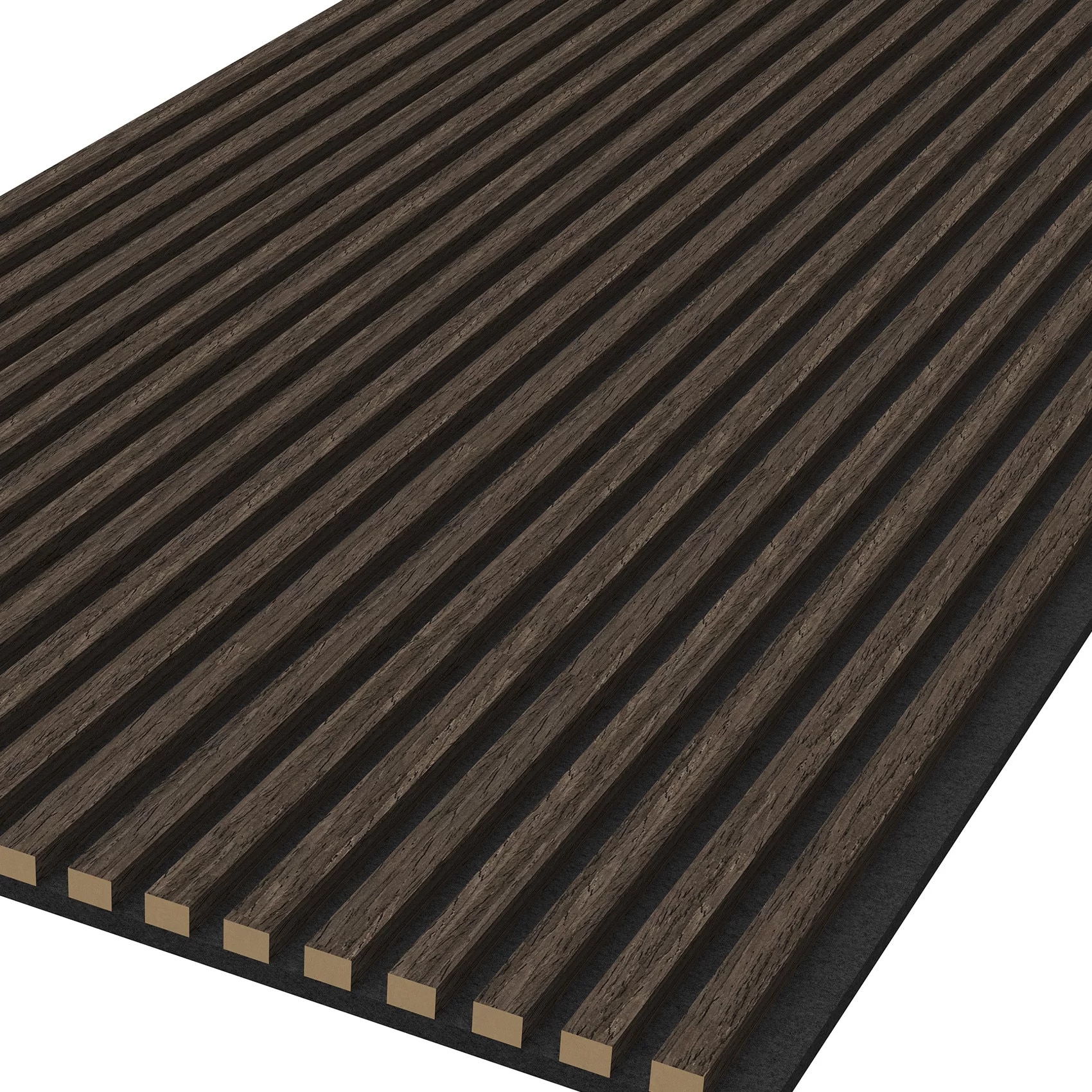 Riflaj acustic decorativ], MDF, furnir, pasla, nuc, 305x2700mm, 0.82 m² ...