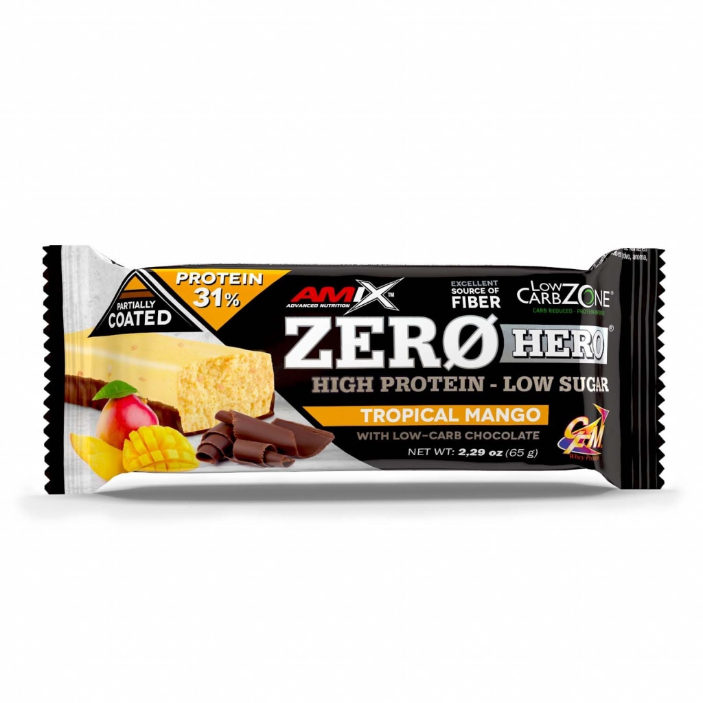 Batoane proteice, Amix, ZeroHero, Protein Bar, Fara zahar cu aroma de ...