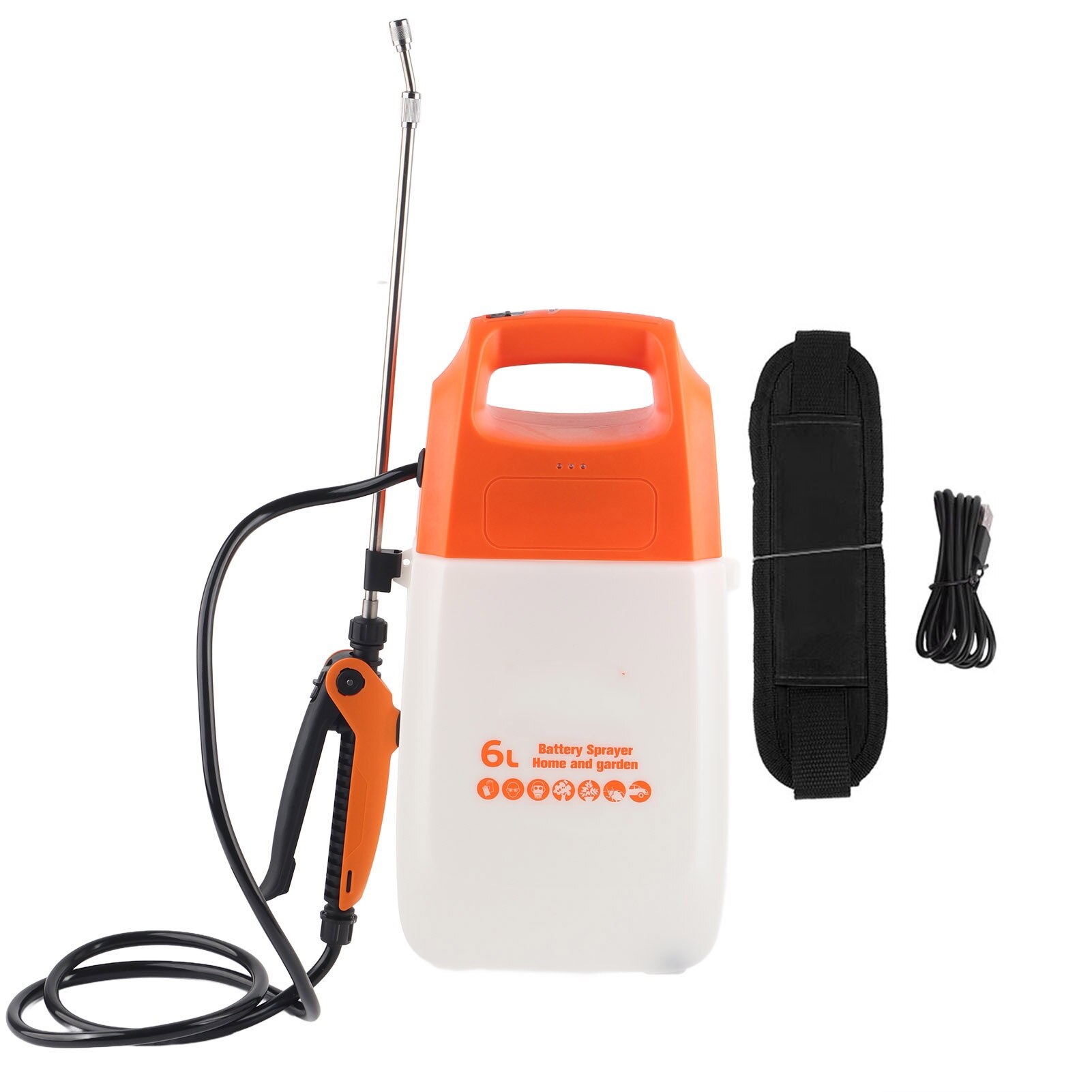 Pompa de stropit gradina electrica Longziming, 6L, presiune, capacitate ...