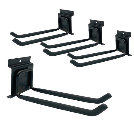 Set 4 carlige metalice pentru organizare garaj, Niks, pentru biciclete ...