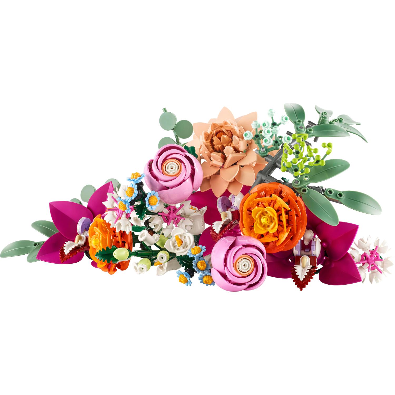 LEGO® Botanicals - Frumos buchet de flori roz 10342, 749 piese - eMAG.ro