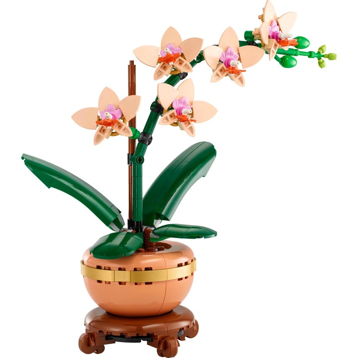 LEGO® Botanicals - Mini orhidee 10343, 274 piese, Floare Artificiala ...