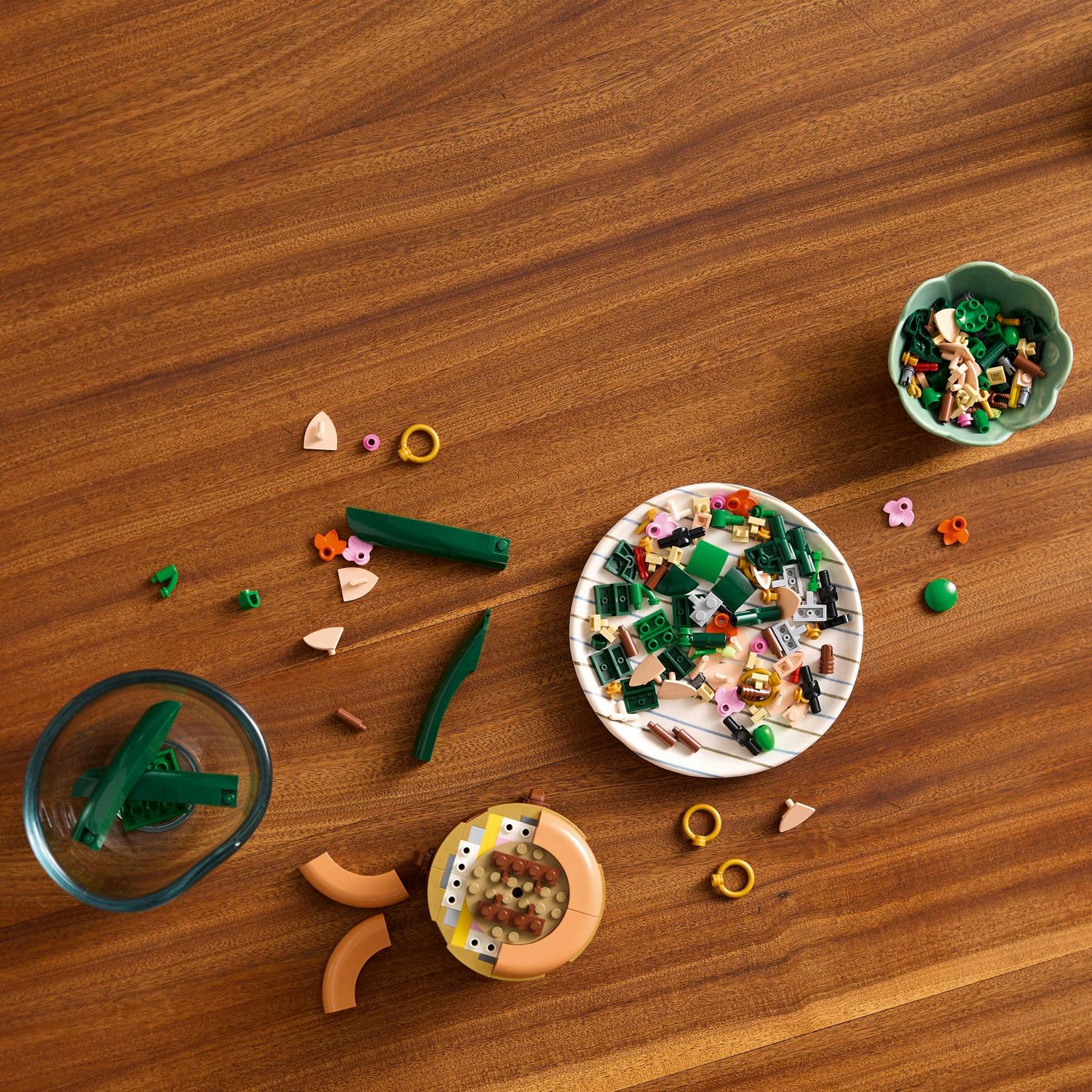 LEGO® Botanicals - Mini orhidee 10343, 274 piese, Floare Artificiala ...