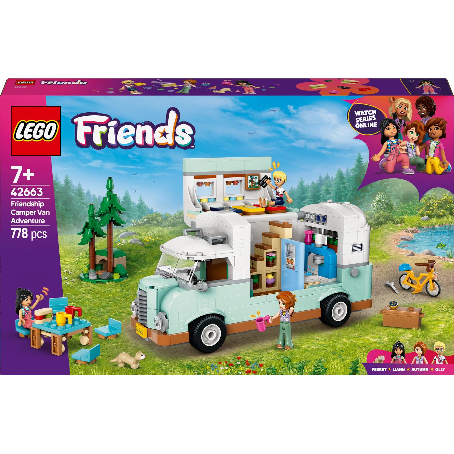 LEGO® Friends - Aventura in rulota cu prietenii 42663, 778 piese - eMAG.ro