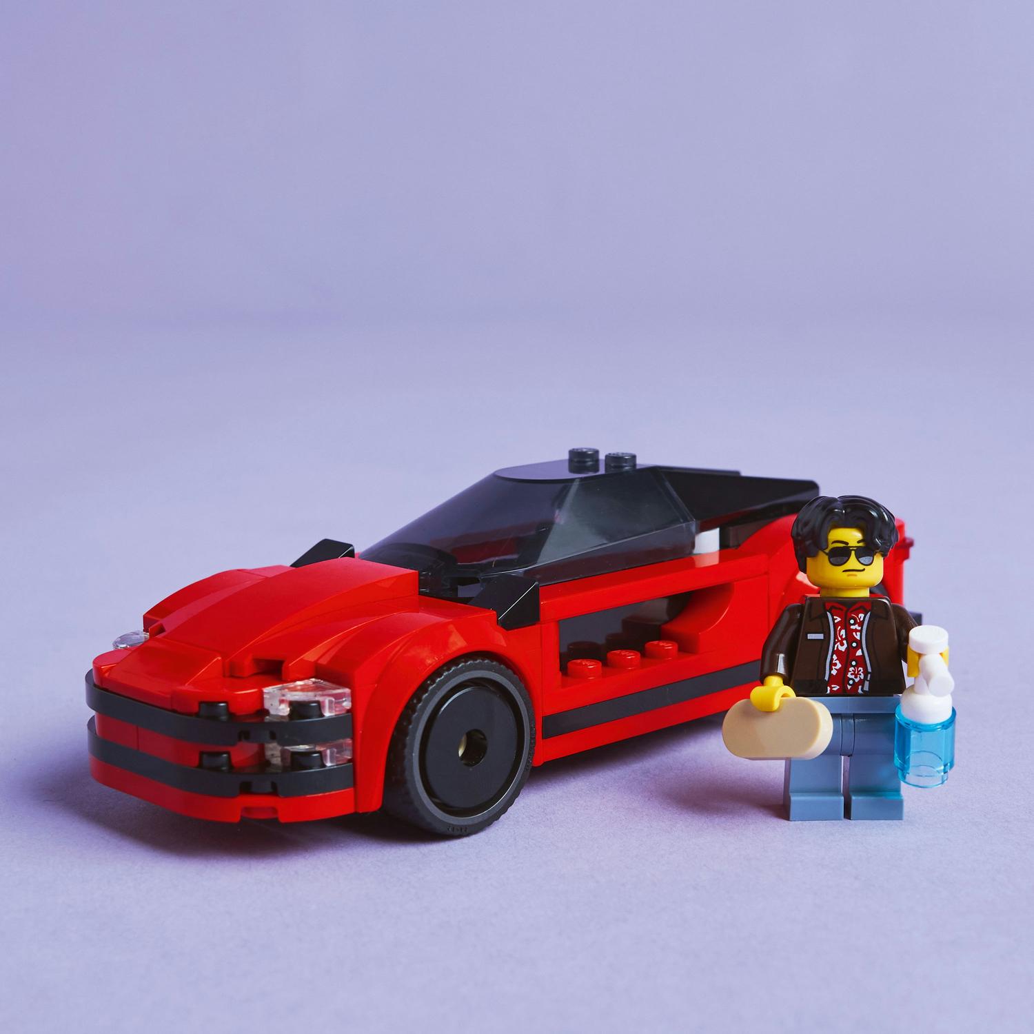 LEGO® City - Masina sport rosie 60448, 109 piese - eMAG.ro
