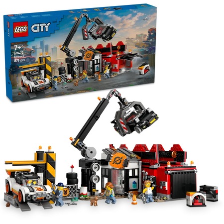 LEGO® City - Cimitir de masini vechi 60472, 871 piese - eMAG.ro