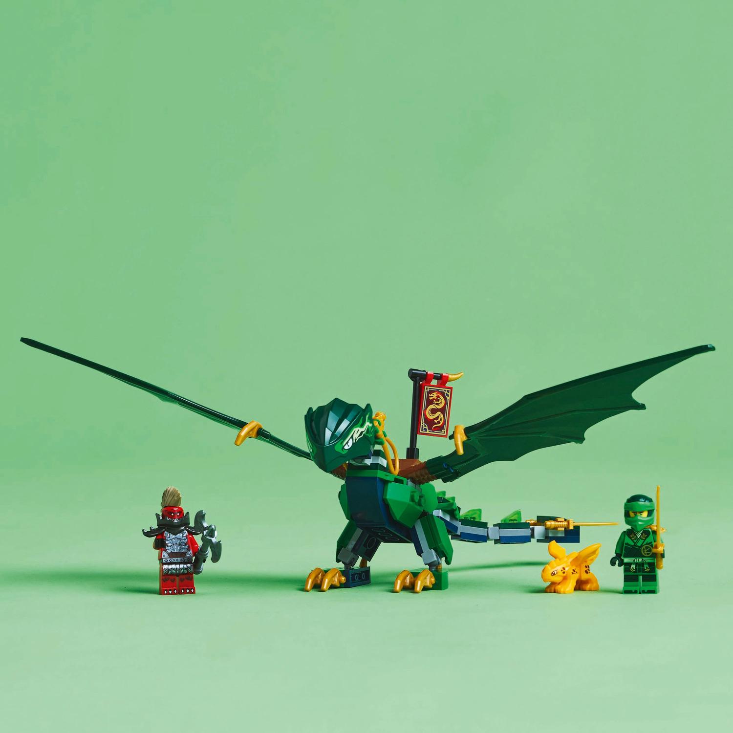 LEGO® Ninjago™ - Dragonul Padure Verde al lui Lloyd 71829, 128 piese ...