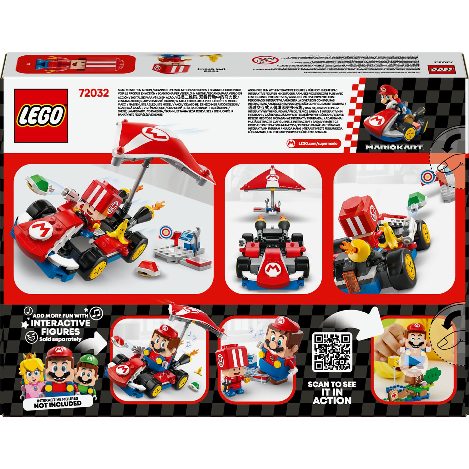 LEGO® Super Mario - Mario Kart™ – Standard Kart 72032, 174 части - eMAG.bg