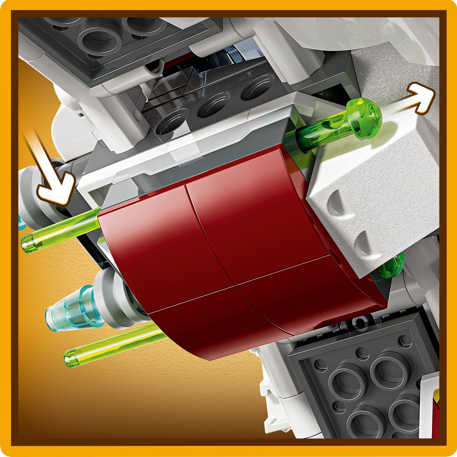 LEGO® Star Wars TM - Ahsoka's Interceptor™ Jedi Ship 75401, 290 части ...