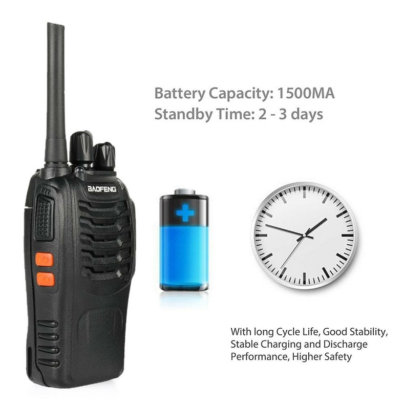 Set 12 statii radio portabile Walkie Talkie, Baofeng BF-888 emisie ...