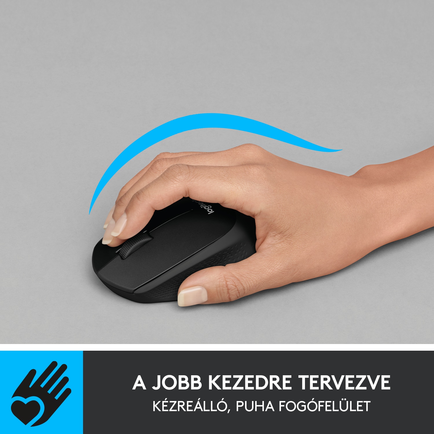 Mouse wireless, Logitech, Negru - eMAG.ro