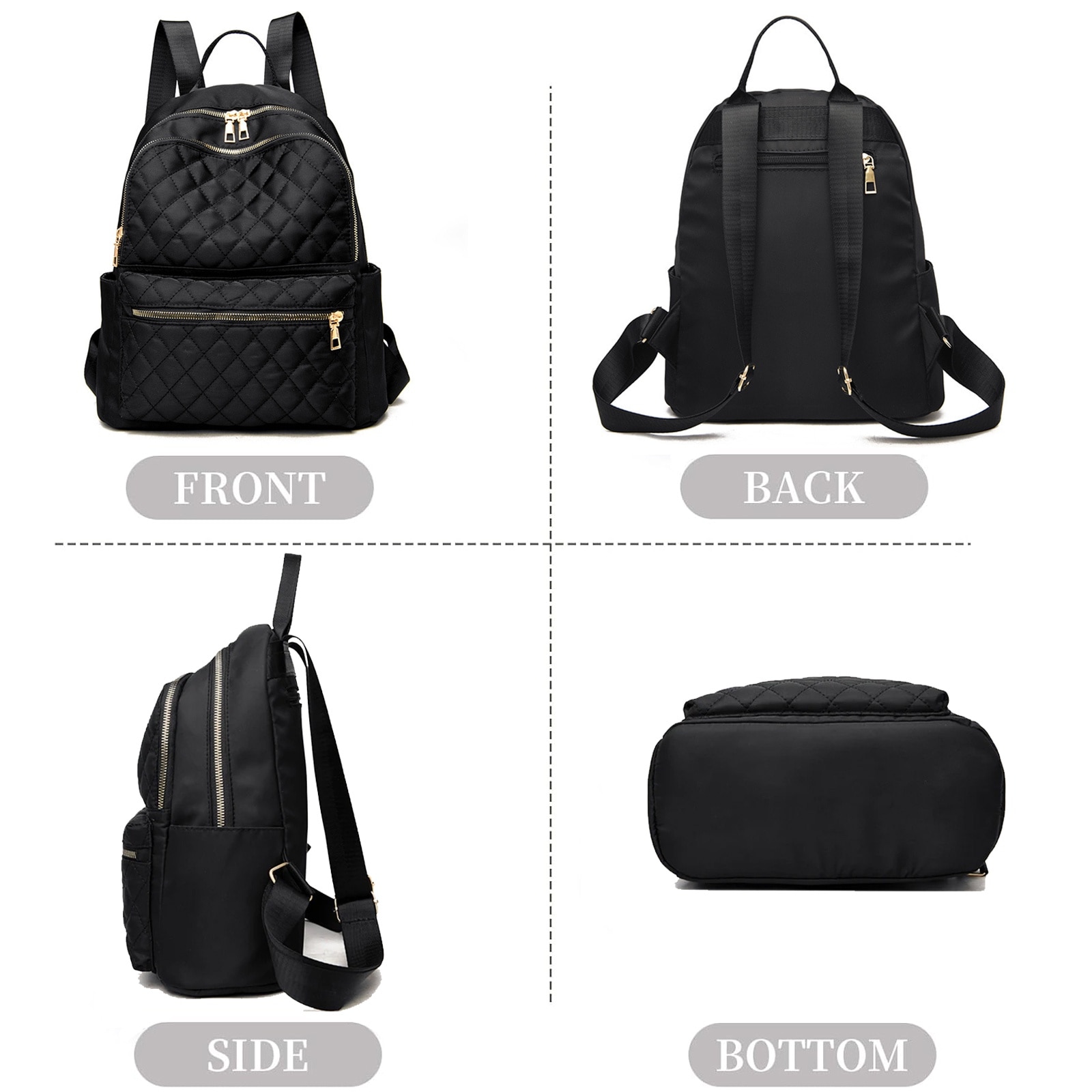 Elegáns női hátizsák, Axroad Mall, PU táska típusú, Állítható pántokkal ...