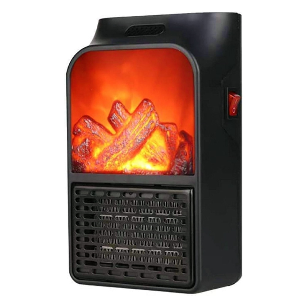 Mini Aeroterma Puternica cu Telecomanda, OPTIM SOLUTION, Mini Radiator Electric cu Display LCD ...