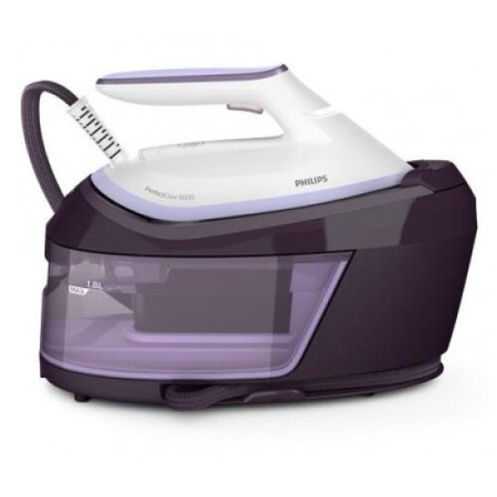 Statie de calcat Philips PSG6024/30, 2400W, 1.8L, SteamGlide Plus, Alb ...