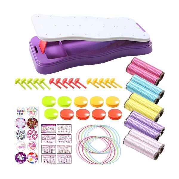 Set DIY pentru impletit bratari, set pentru confectionarea bratarilor ...