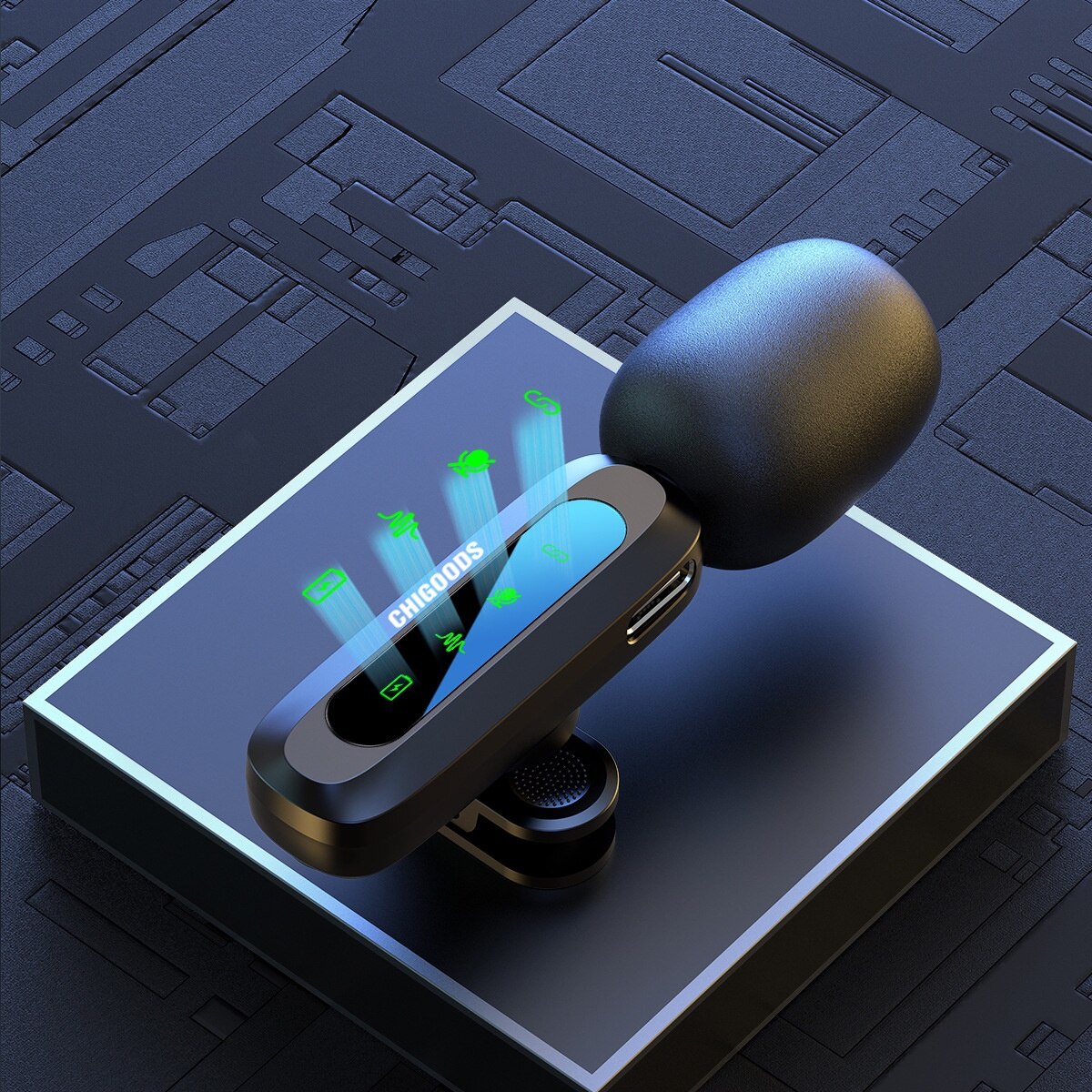 Комплект от 2 професионални петлични микрофона, CHIGOODS, 2.4G Wireless ...