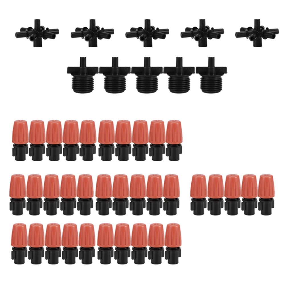 Kit de irigare prin pulverizare cu 7 duze, Mmgoqqt, plastic, G1/2in ...