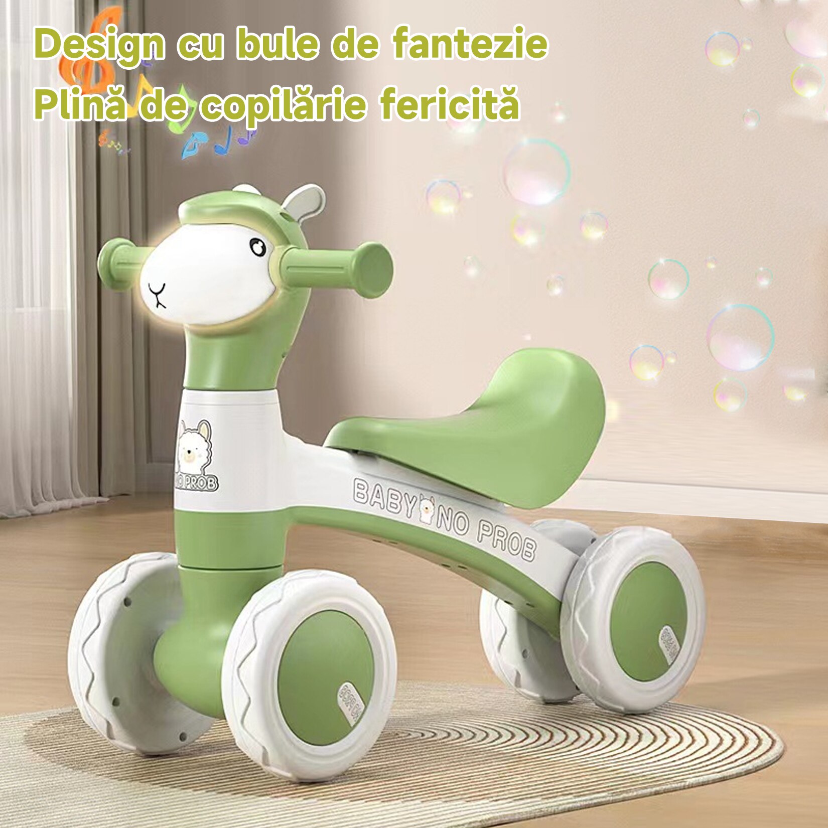 Bicicleta fara pedale, Wacorresi, Bicicleta de echilibru cu 4 roti ...