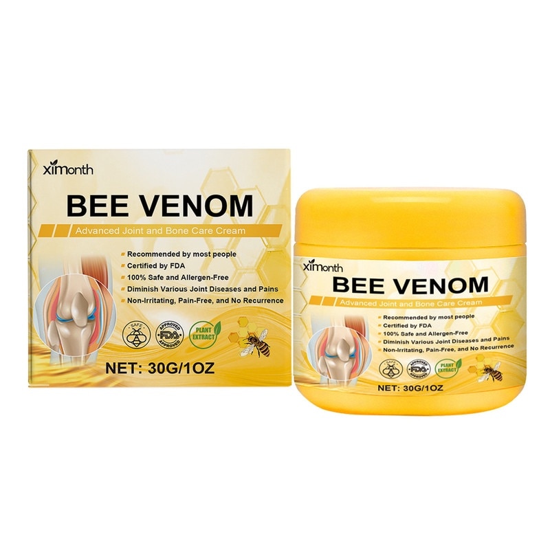 Крем за грижа за ставите Ximonth Bee-Venom, лесен за нанасяне, бързо ...
