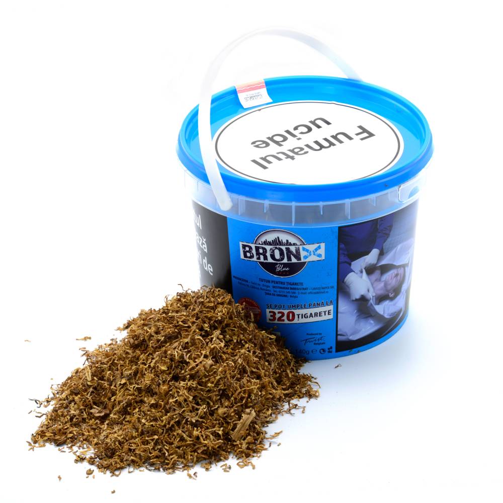 Tutun tigari BRONX, Blue, Galeata, 140 g - eMAG.ro