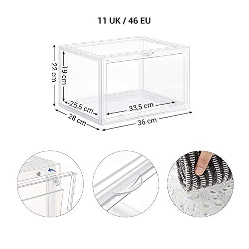 Pantofar din plastic, Kira Transparent, 36x28x22 cm - eMAG.ro