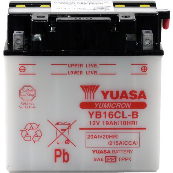 Baterie moto Yuasa YuMicron 12V 19Ah (YB16CL-B) - eMAG.ro