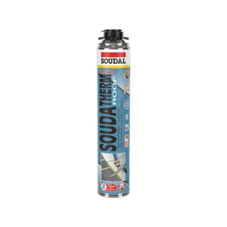 Adeziv poliuretanic sub forma de spuma Soudatherm Roof 250 Soudal, 800 ...
