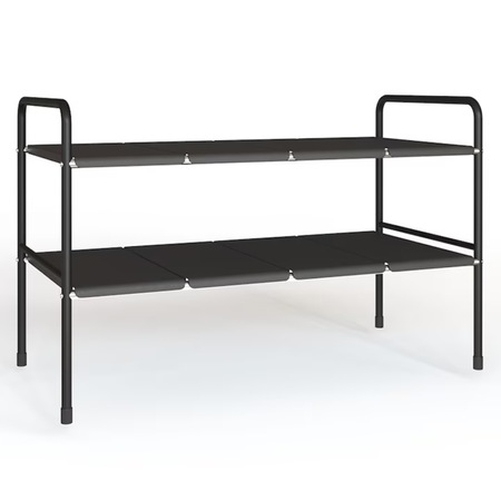 Raft organizator extensibil cu 2 rafturi Simply Joy®, cu 8 panouri ...