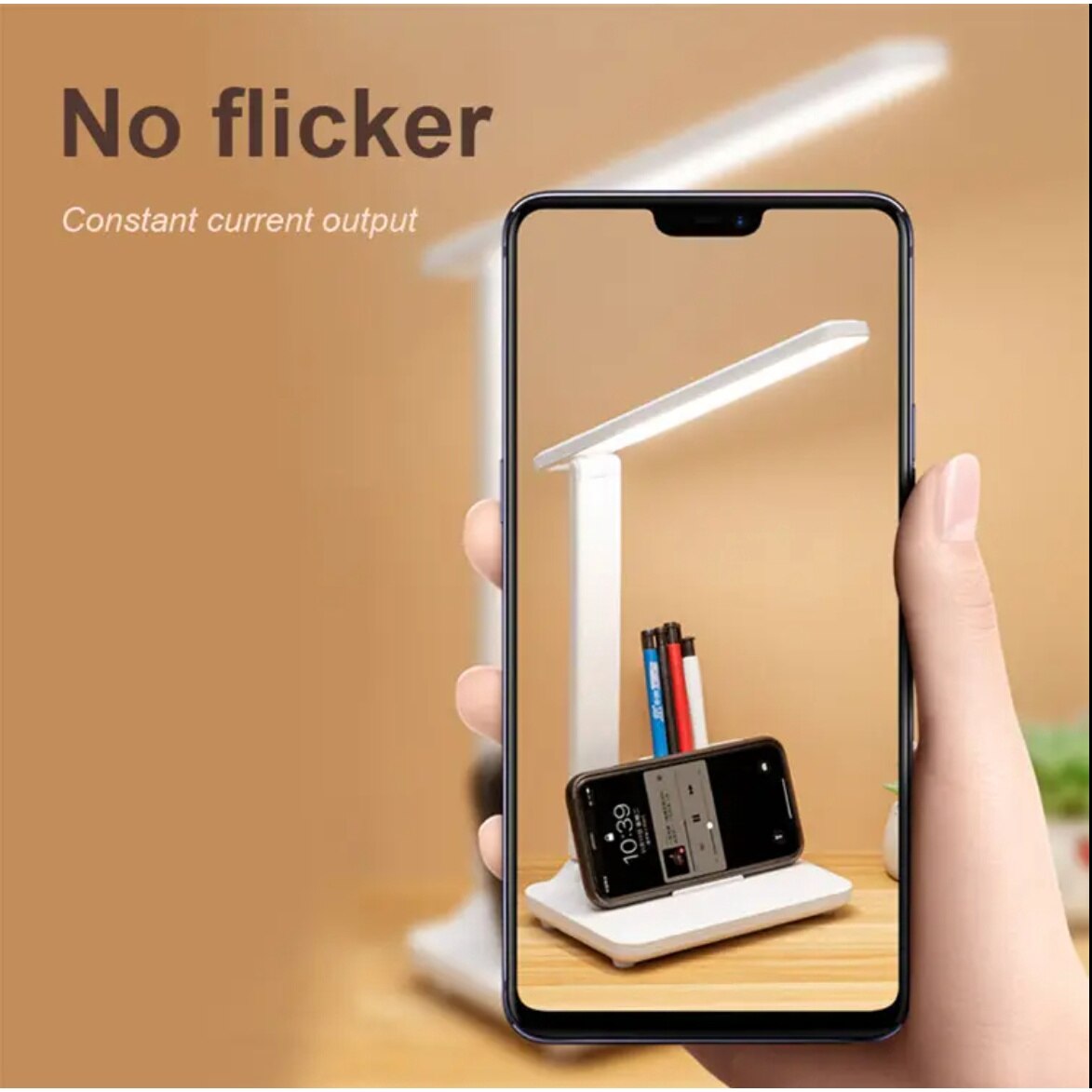 Veioza LED pliabila cu incarcare USB, 30x15cm - eMAG.ro