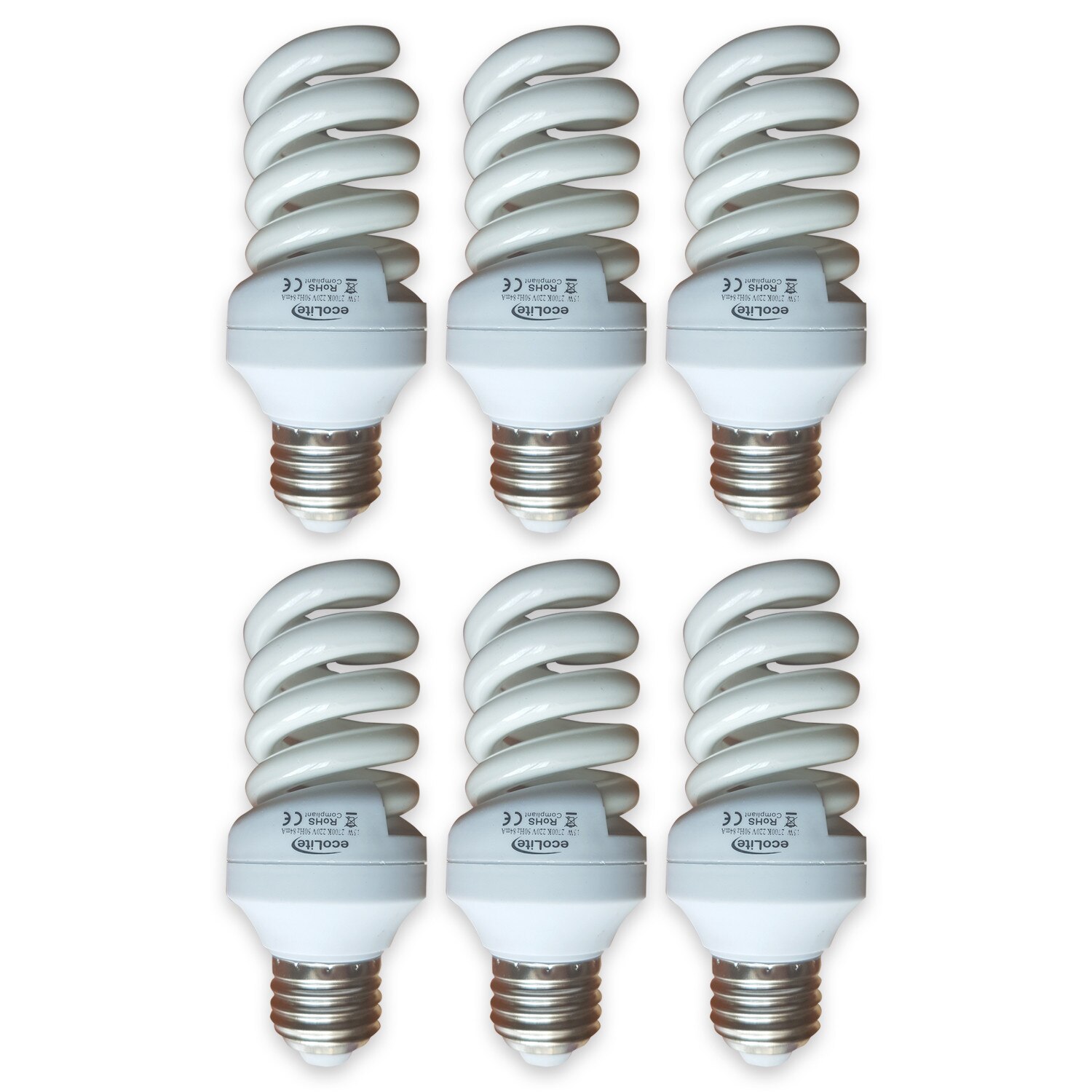 Set 6 becuri economic ecoLite, 15W, 750 lm, A, lumina calda - eMAG.ro