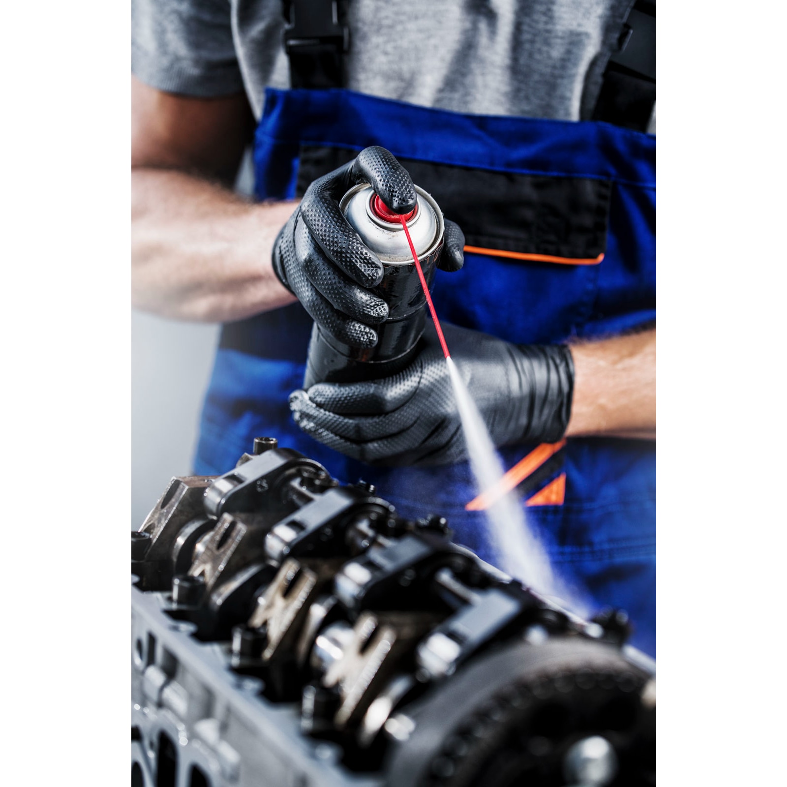 Set 50 bucati Manusi Mercator GoGrip, Nitril, groase si rezistente ...