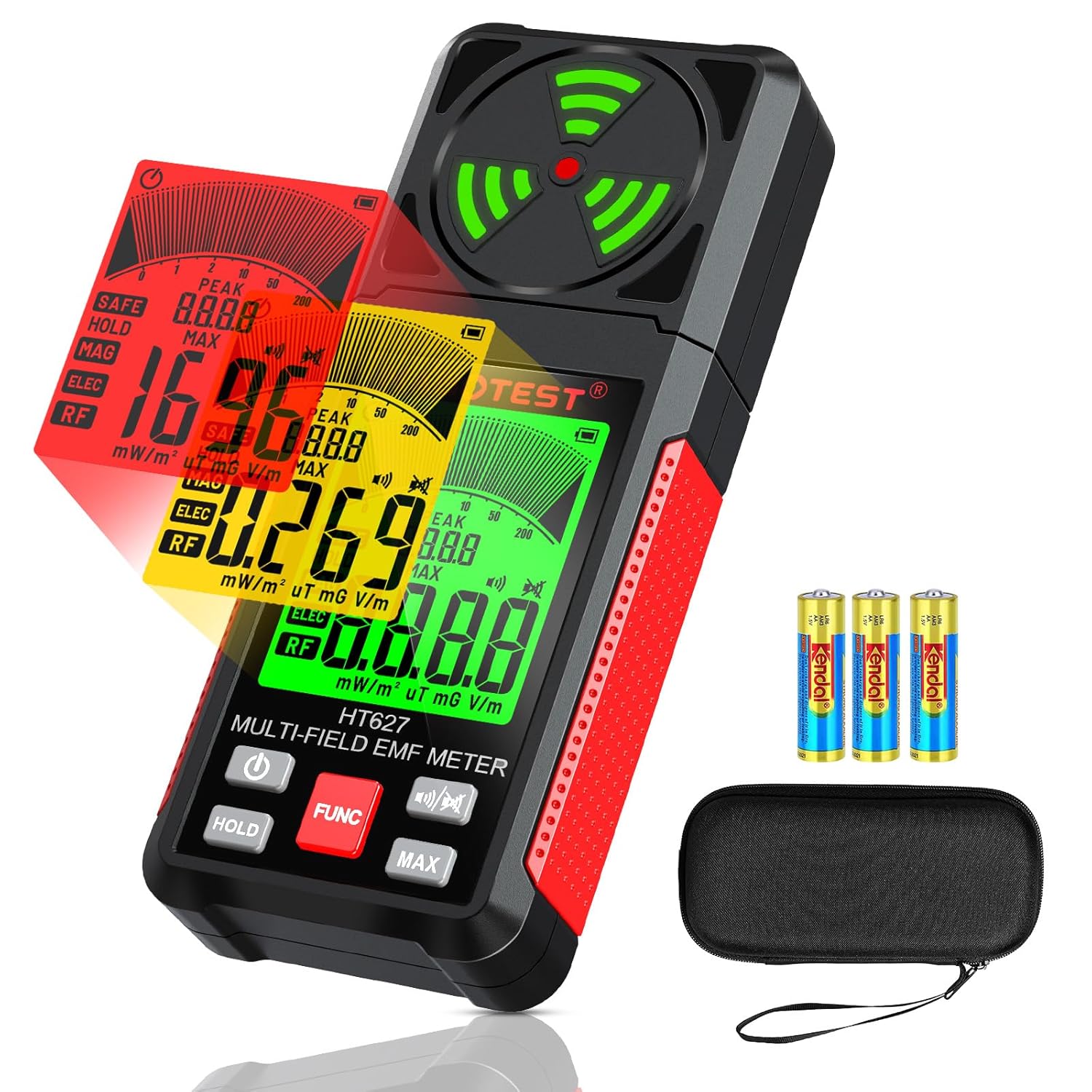 Detector de radiatii 3 in 1, masoara semnale camp electric EF, camp ...