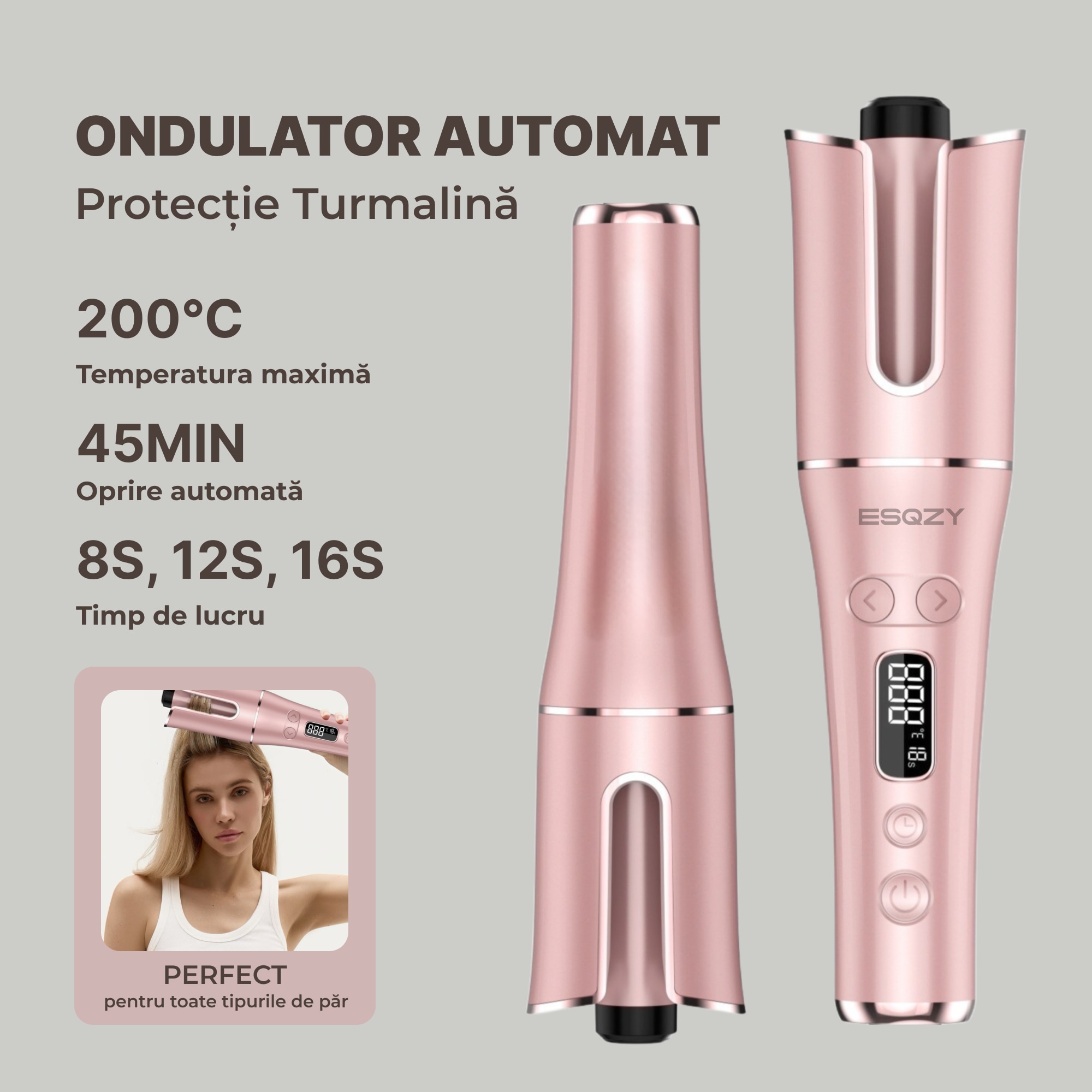 Ondulator Automat Bucle, ESQZY®, Ondulator De Par Profesional ...