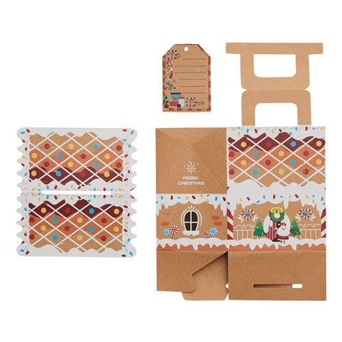 Cutie cadou Craciun Weser Small Present, cutie pliabila cu autoformare ...