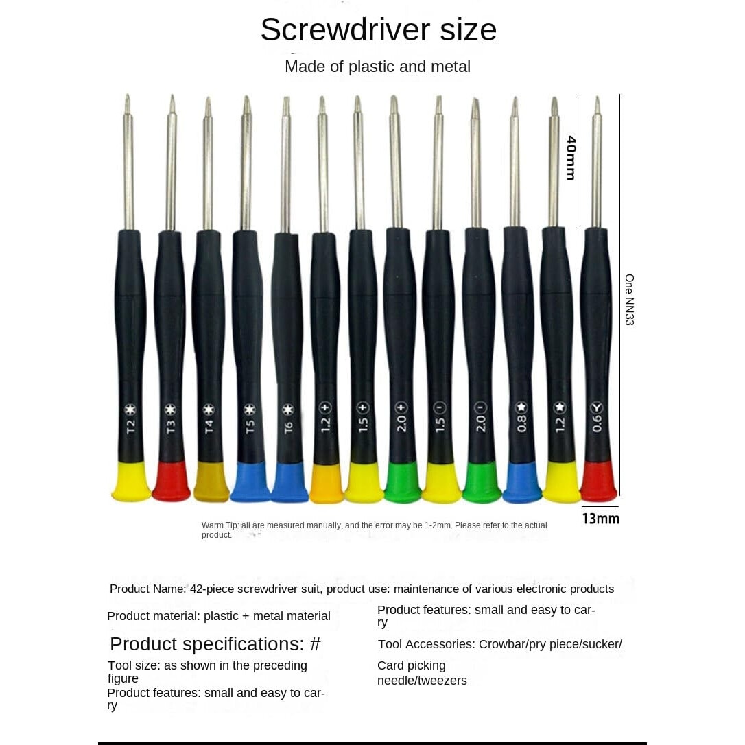 Set scule pentru reparatii electronice, OEMG®, 42 buc, trusa ...