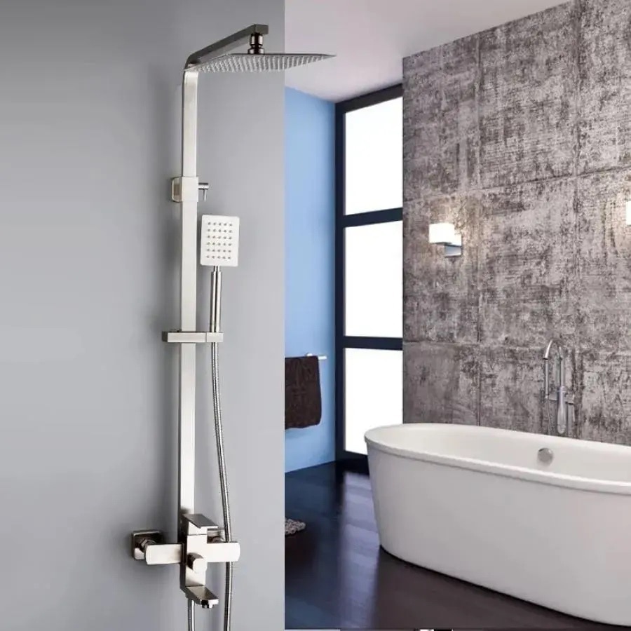 Set dus cu baterie, dus para fixa si mobila, Inox SUS304, K Korman ...