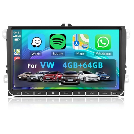 Navigatie Android 4GB Ram, Carplay Android si Auto, ecran 9inchi ...