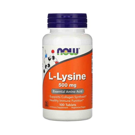 L-Lysine, (Lizina), 500mg, Now Foods, 100 tablete - eMAG.ro