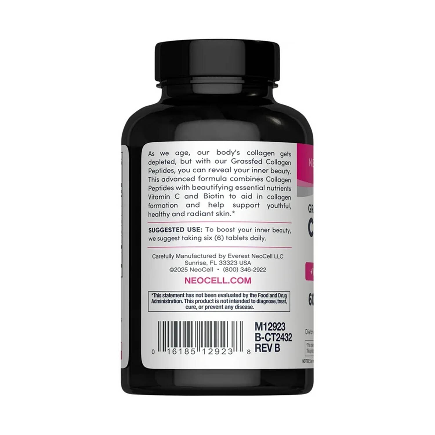 Hydrolyzed Collagen + Vitamin C & Biotin, NeoCell, 90 tablete - eMAG.ro