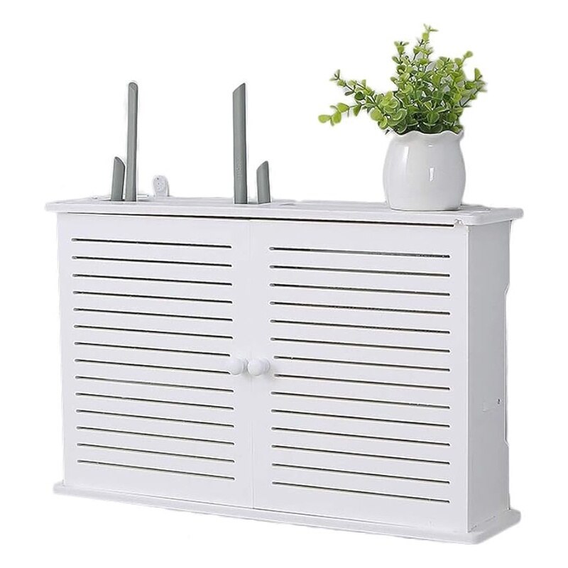 Raft suport router wireless, Rqiurpn®, pentru mascare fire si ...