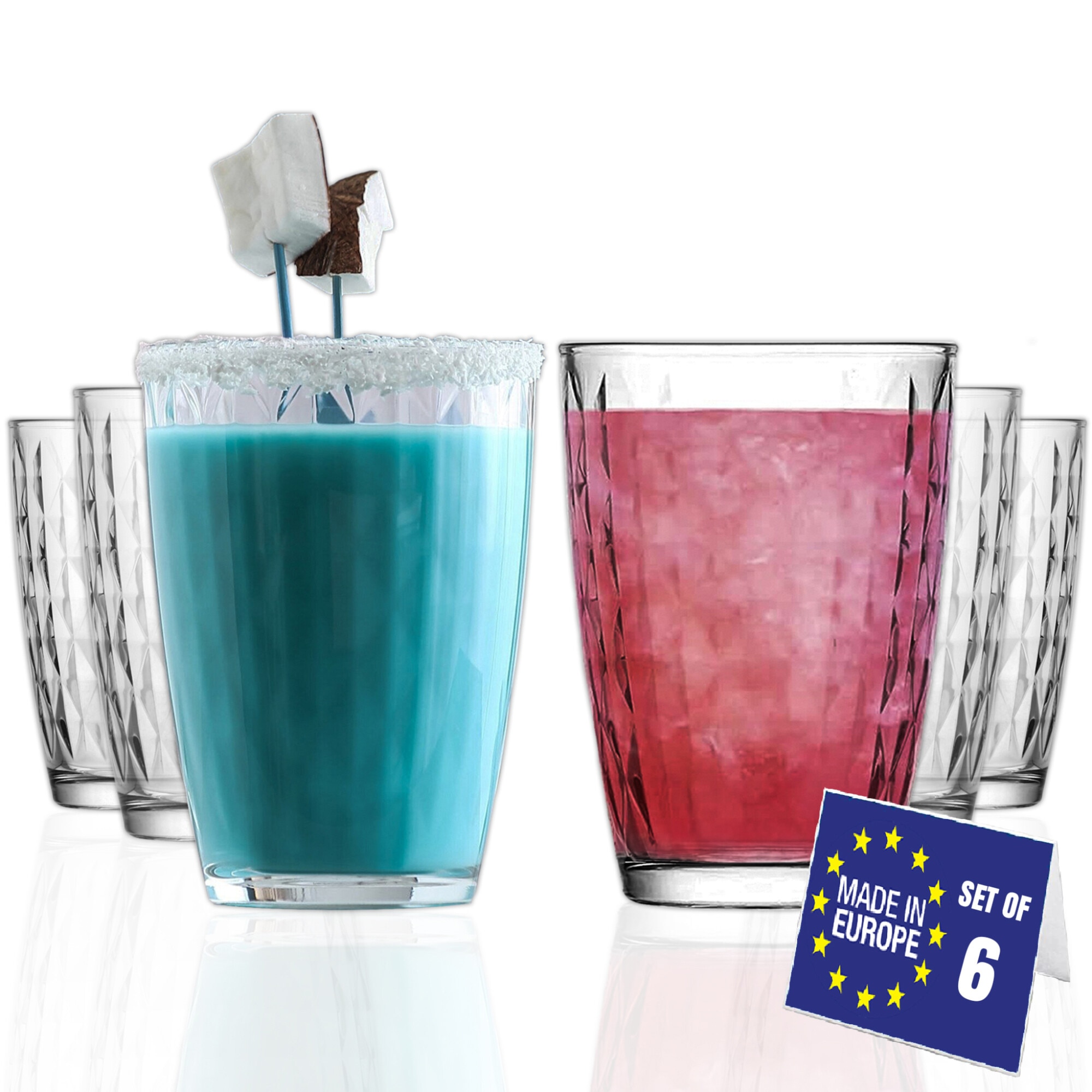 Set 6 Pahare Premium, Calitate Extra, Model Artemis, LAV, pentru ...