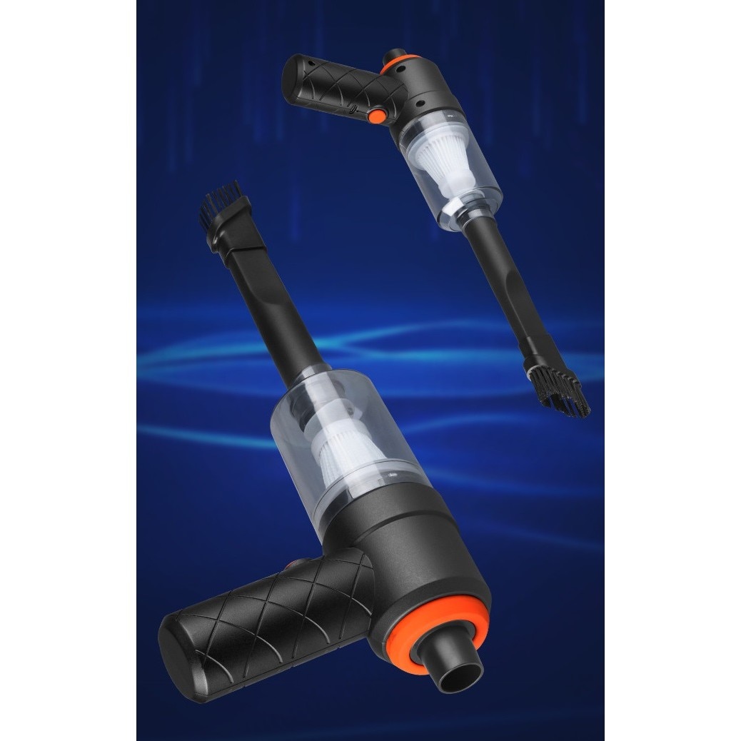 Hordozható akkus porszívó, 2 az 1-ben pisztoly típusú, fúvással és ...