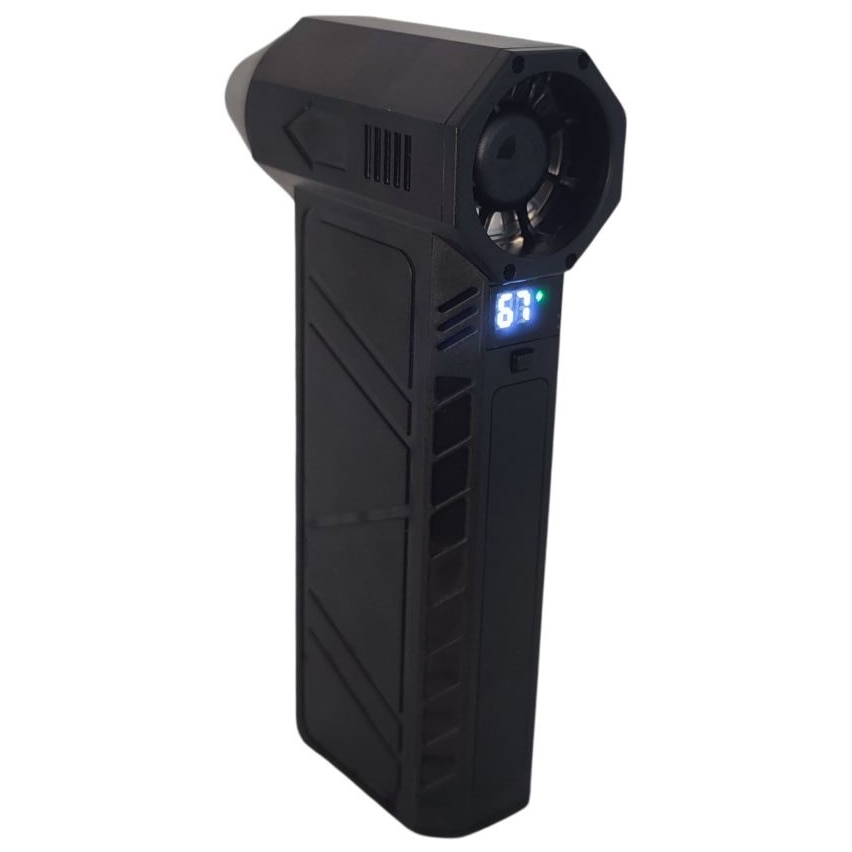 Ventilator portabil, Violent, S7, display LED, turbo fan, 130000 RPM, 4 trepte de putere ...