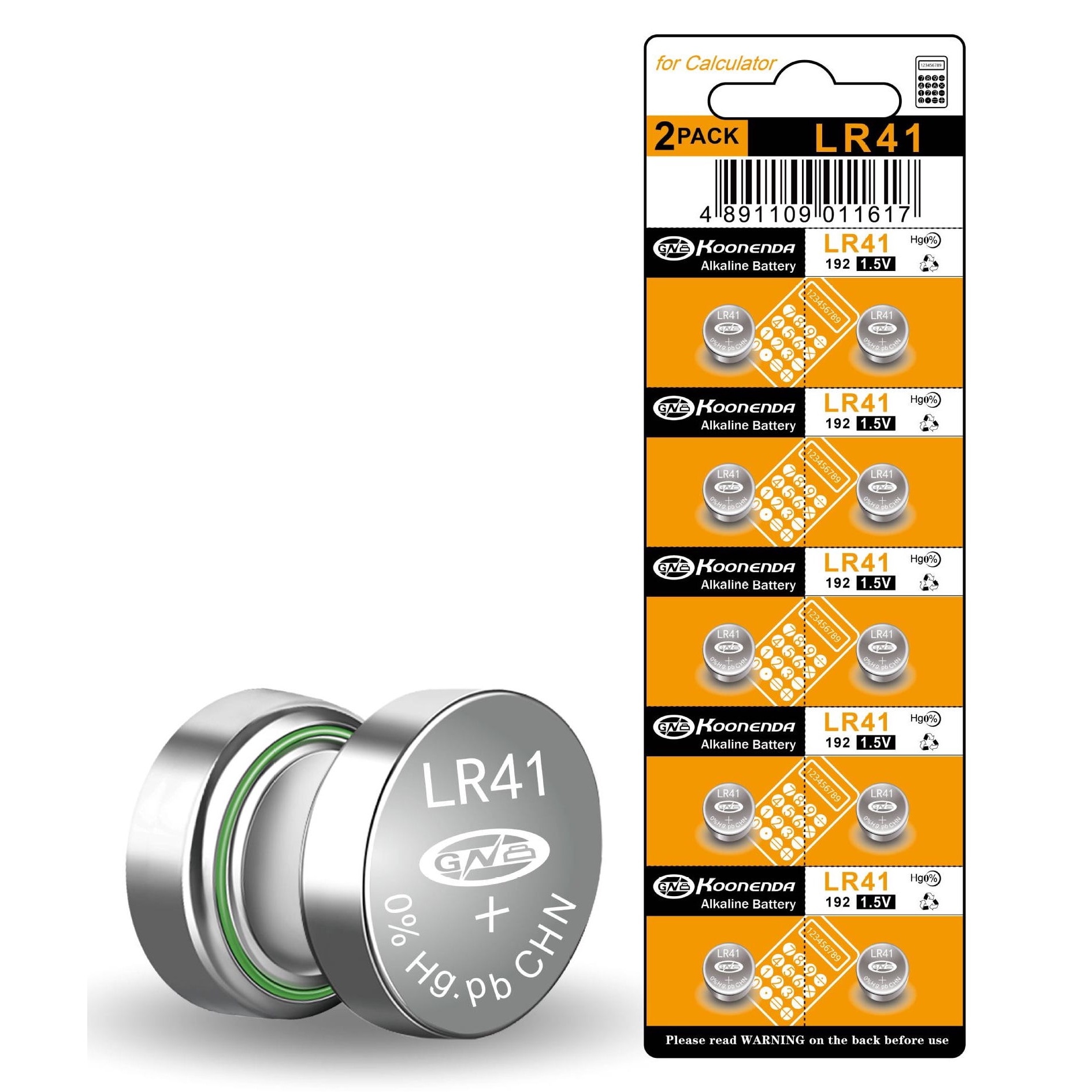 Set de 10 baterii buton alcaline AG3 Koonenda, 1.55V, pentru ...