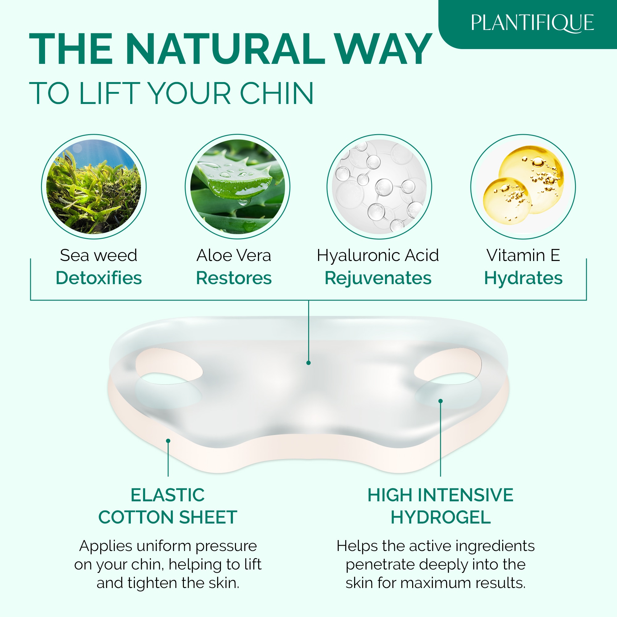 Masca V-Line Lifting Facial cu Colagen si Acid Hialuronic pentru ...