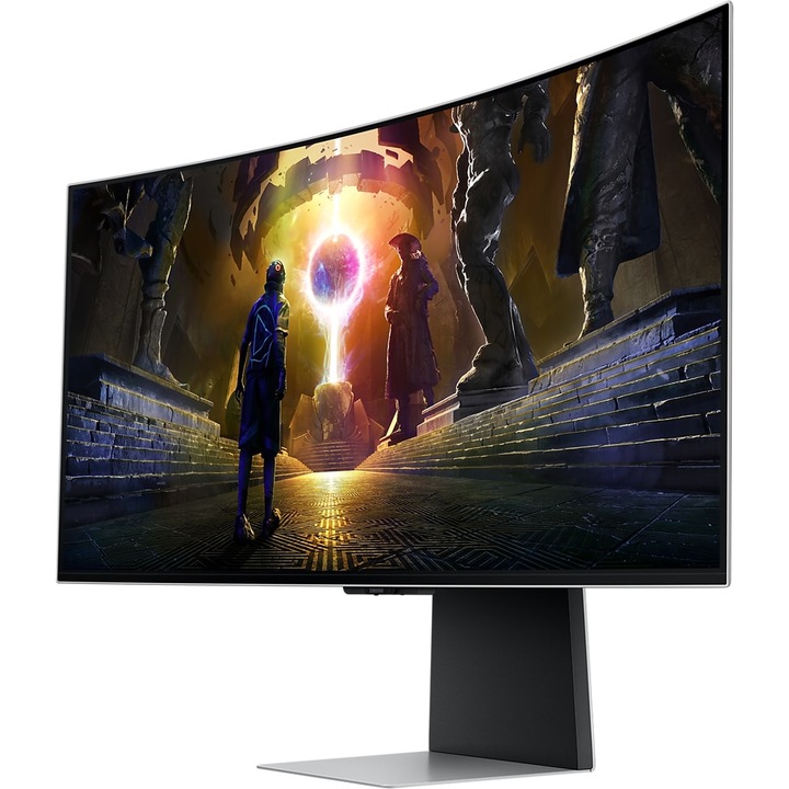 Монитор Gaming OLED Samsung Odyssey G8 34", Извит, WQHD (3440 x 1440 ...