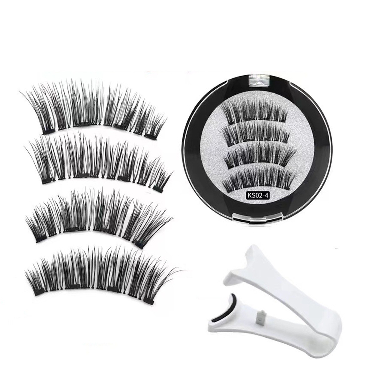 Set de 2 perechi de gene magnetice reutilizabile, aspect natural, kit ...