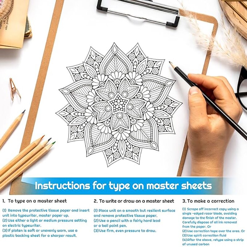 Set 35 hartii transfer, Rqiurpn, Dimensiune A4, Hartie de urmarire DIY ...