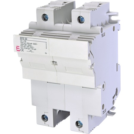 Separator cu fuzibil, 22x58mm, curent alternativ, 2P, 100A, fara ...